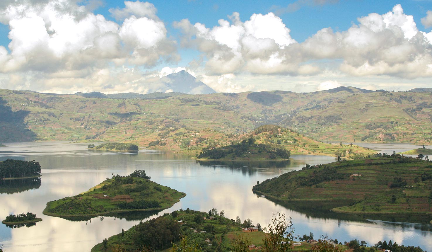Bushara Island on Lake Bunyonyi